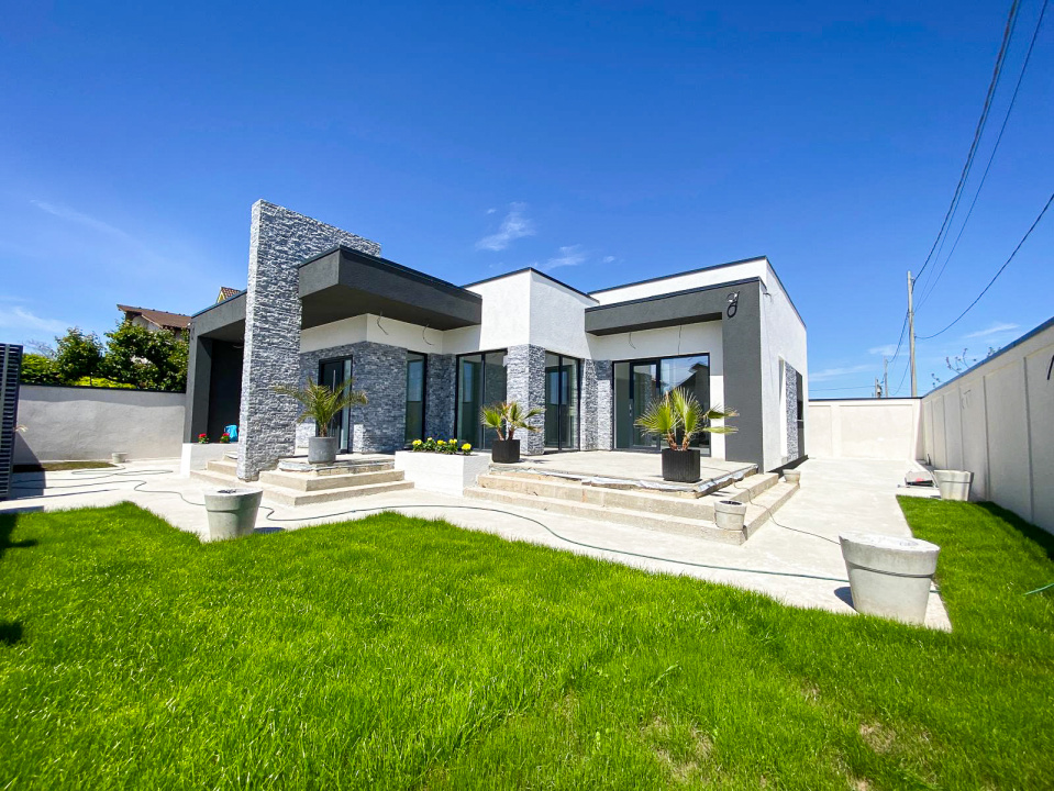 Casa la sol 110 MP cu teren 350 MP pe colt in Cumpana Constructie 2025 ...